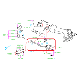 Subaru OEM Hard Fuel Line (02-04 WRX)