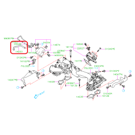 Subaru OEM Vacuum Hose - 99071AD330 (08-21 STI)