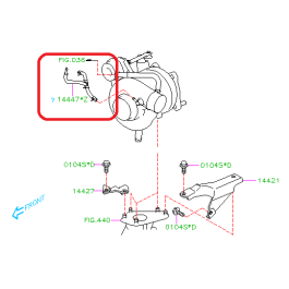 Subaru OEM Turbo Vacuum Line Kit w/ Restrictor (08+ STI)