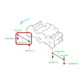 Subaru OEM Grounding Strap - 81831CA000 (13-20 BRZ)