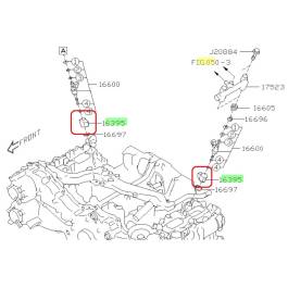 Subaru OEM Rubber Lower Injector Seal - 16395AA050 (15-21 WRX)