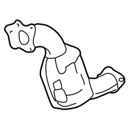 Subaru OEM Downpipe (02-05 WRX)