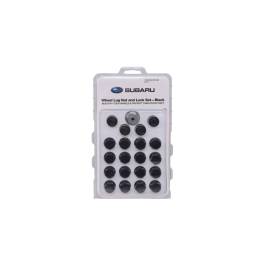 Subaru OEM Wheel Lug Nut and Lock Set - Black
