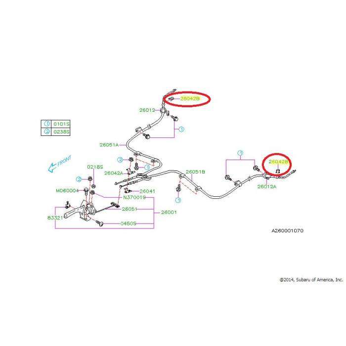 Parking Brake Cable Clip