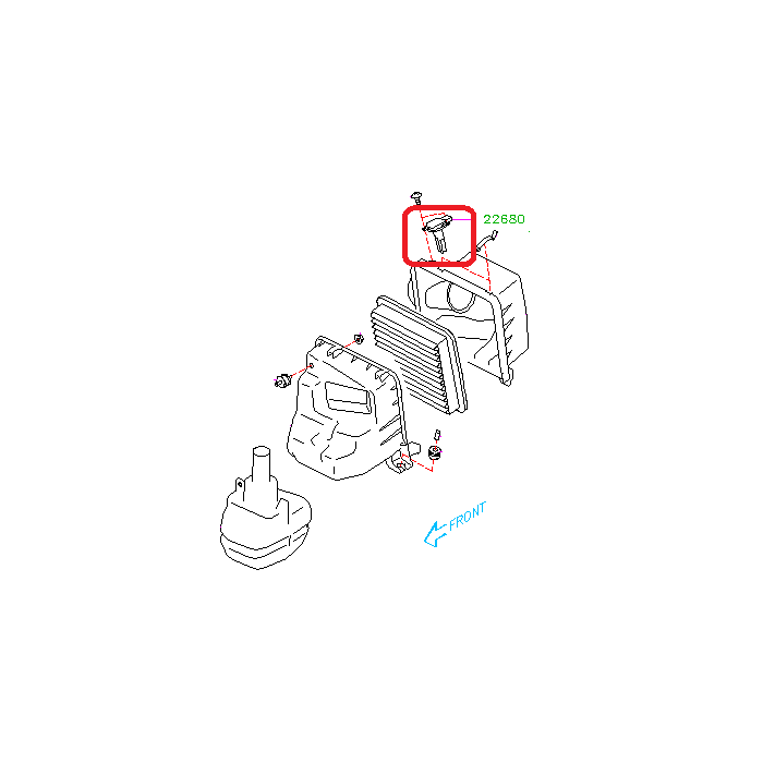 Subaru OEM Mass Air Flow Sensor - MAF (15+ WRX, 14-18 FXT)