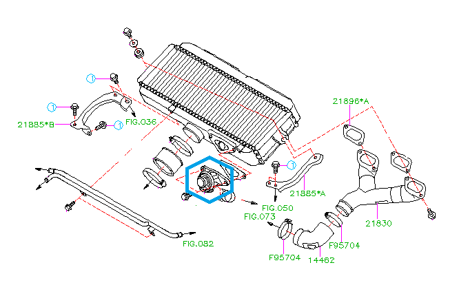 Subaru OEM Bypass Valve 04 21 STI