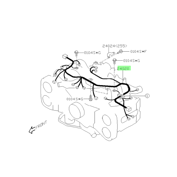 Subaru OEM Engine Harness - 24020AD770