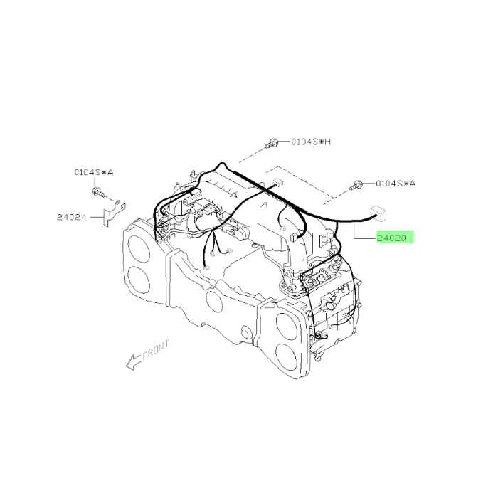 Subaru OEM Engine Wiring Harness (2011, 2013, 2014 WRX)