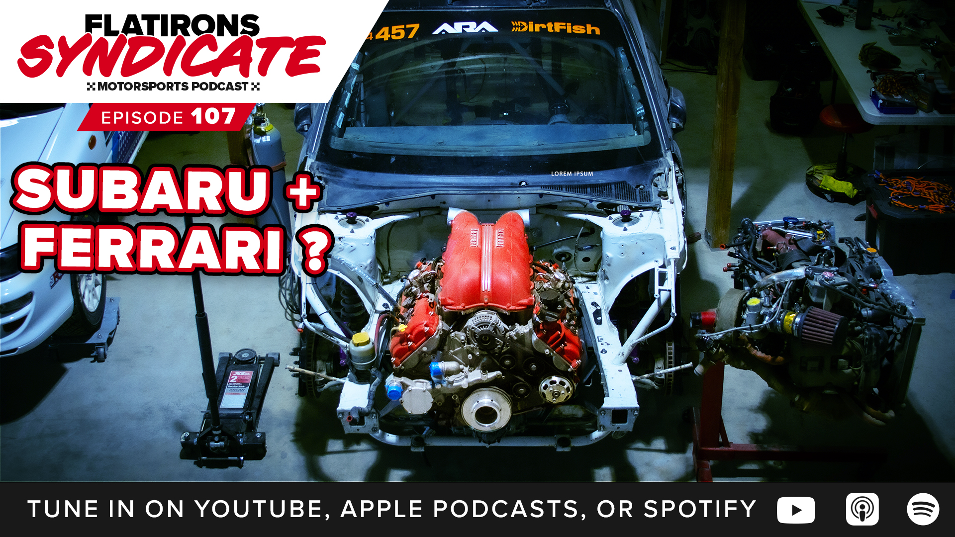 Ferrari + Subaru Rally Car??? - With Sam Albert Rally